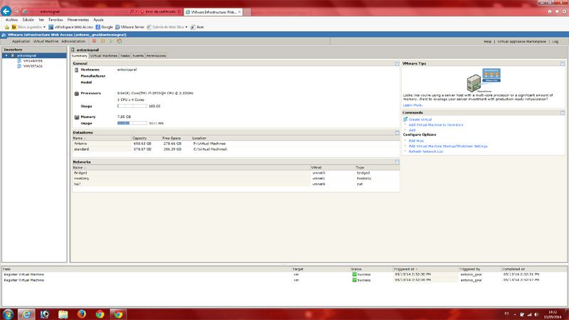 My VMWare Server installation suddenly does not interact with VM's | VMware Workstation