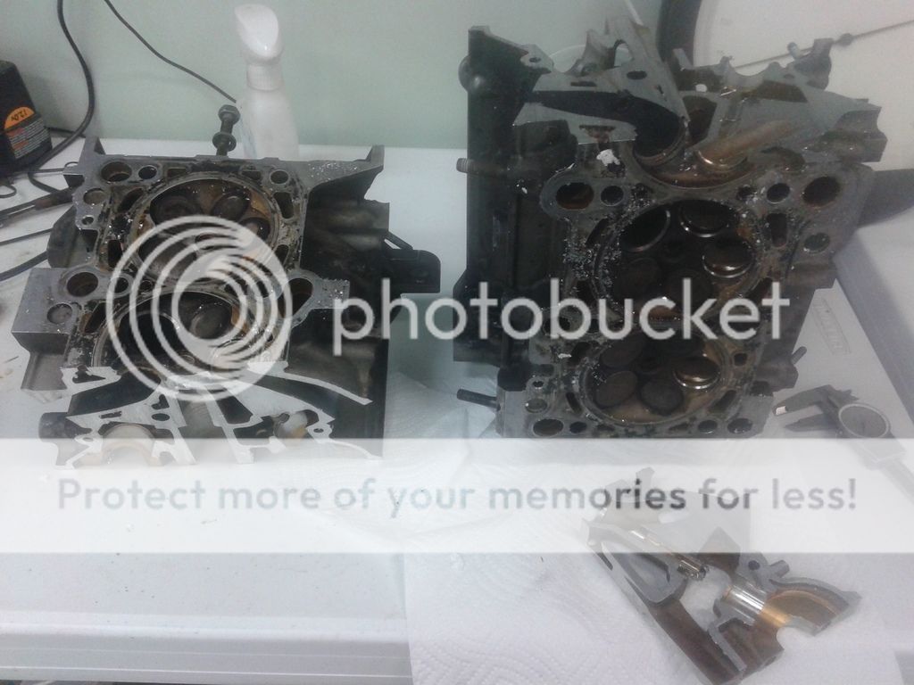 Cylinder Head Cross Section 1.8T and wall thickness