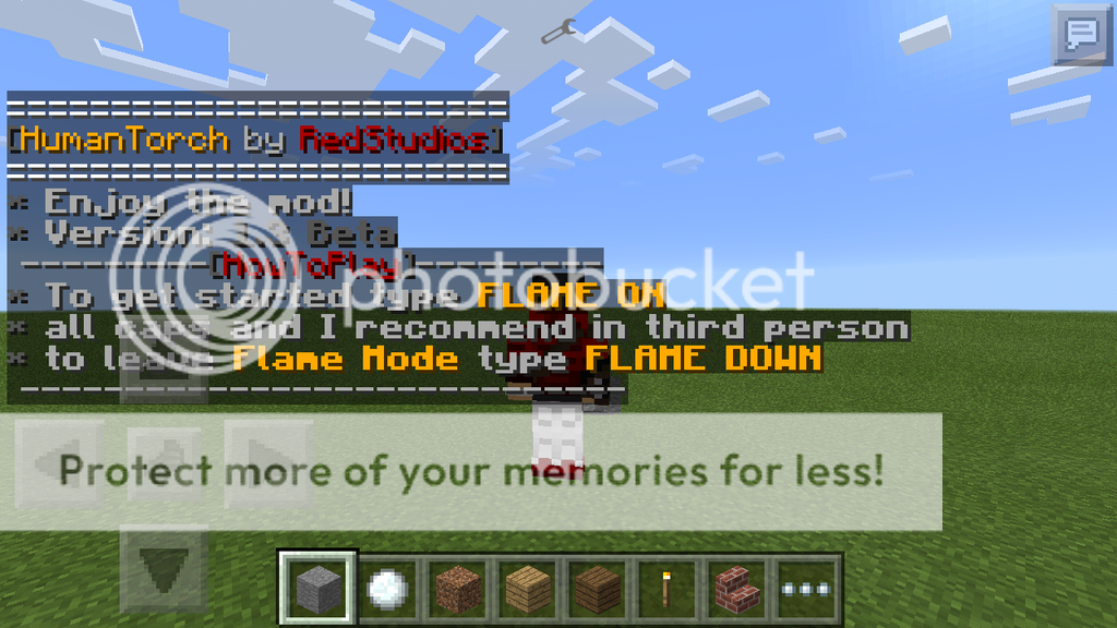 The HumanTorch Mod - BETA - MCPE: Mods / Tools - Minecraft: Pocket ...
